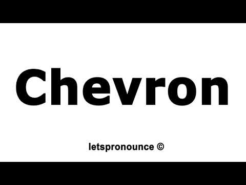 How to Pronounce Chevron