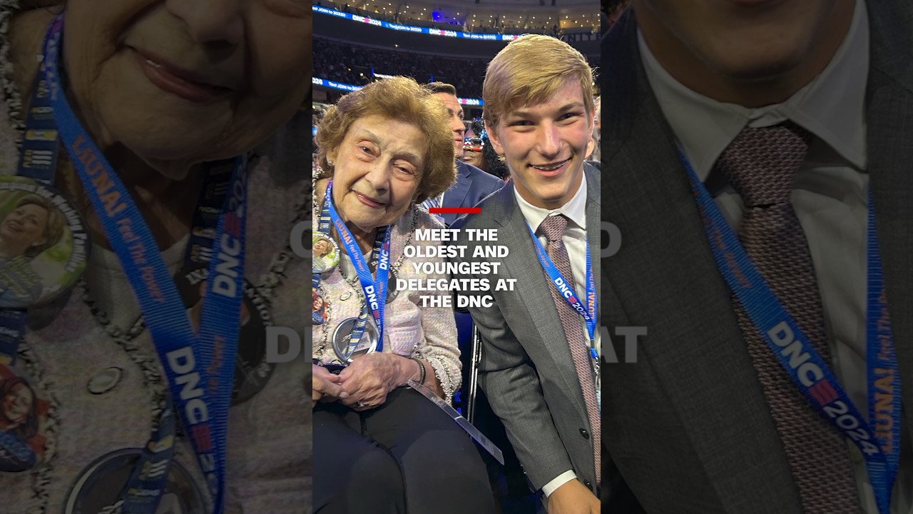 Meet the oldest and youngest delegates at the DNC