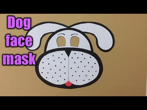 How to make dog face mask #facemask #mask #maskmaking