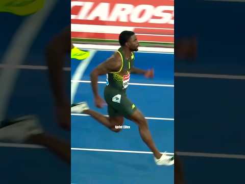 Bromell is back with a world lead of 9.84s in men 100m #100m #sprint #athletics #trackandfield