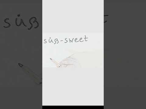 WHAT IS THE TRANSLATION OF Süß IN GERMAN?Süß-sweet #german #learning #language #motivation