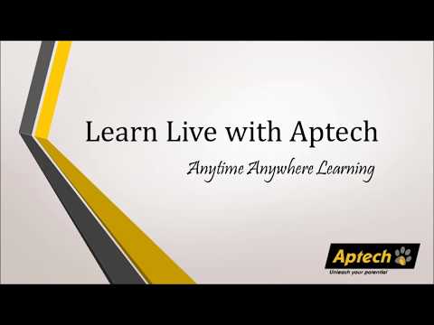 Aptech's Learn Live - Virtual Live Learning Initiative