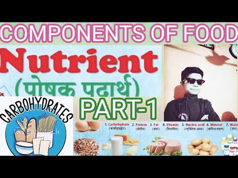 components of food/ nutrients in hindi corbohydrate