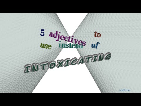 intoxicating - 5 adjectives synonym of intoxicating (sentence examples)