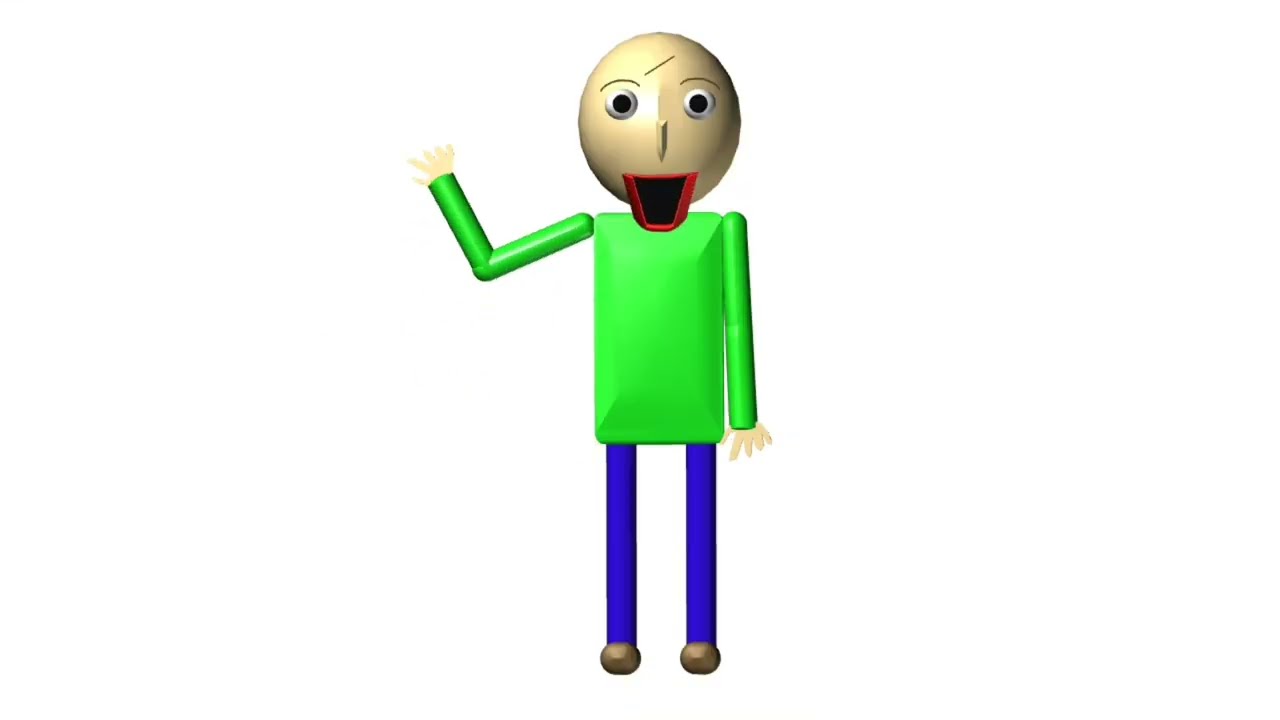 download old baldi model v1 Prisma 3d