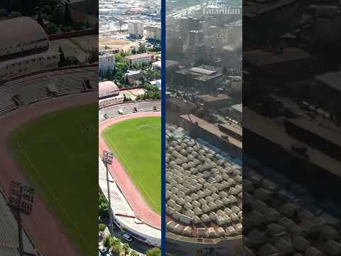 Drone footage shows scale of Turkey and Syria earthquake destruction #shorts