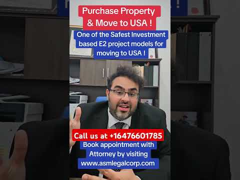 Purchase Property and Move to USA ! One of the Safest Investment based E2 project for moving to USA!