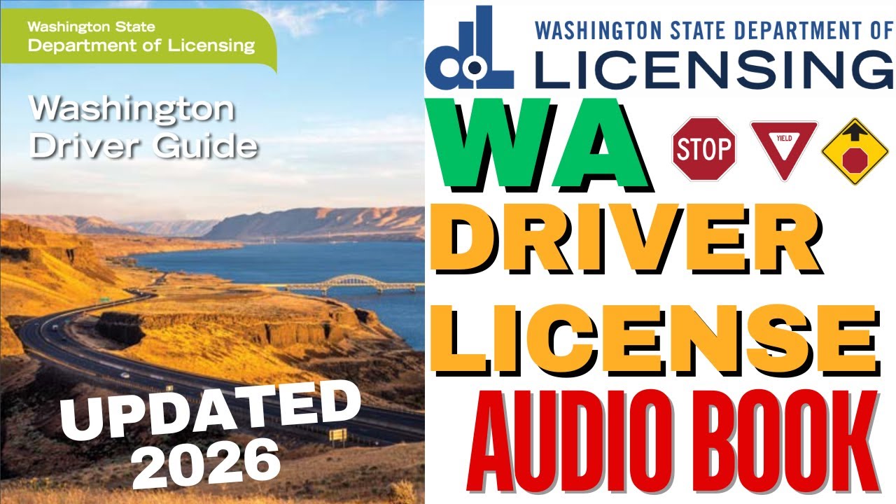 Washington Driver's Handbook 2026 - Audio/Washington DMV Handbook 2025 AUDIO (LATEST UPDATE) #audio