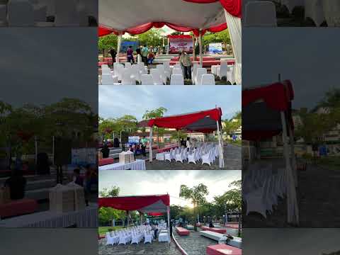 Kursi Futura + Meja untuk acara di Taman Ir. Soekarno Purwodadi @peralatanevent