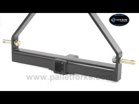 Titan Tractor Trailer Hitch Receiver Drawbar