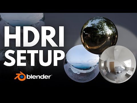 Setup a HDRI in Under 20 Seconds in Blender!