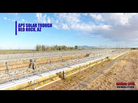 APS Solar Field Demolition Red Rock, AZ