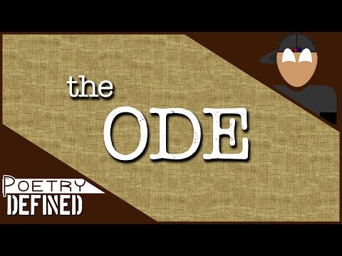 The Ode | #PoetryDefined