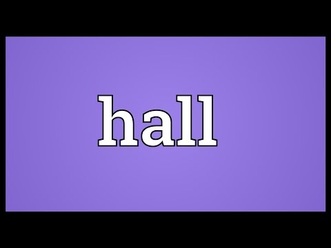 Hall Meaning
