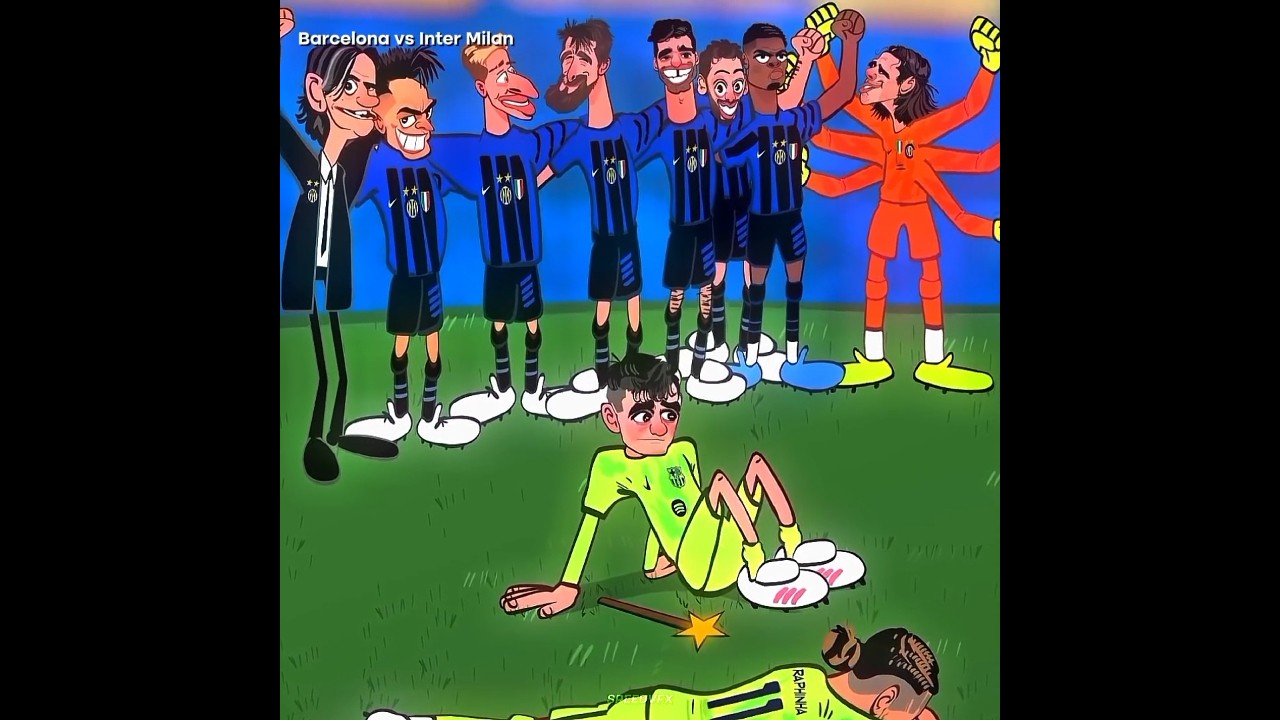 Barca vs Inter Milan 💀🔥 #football #edit #shorts