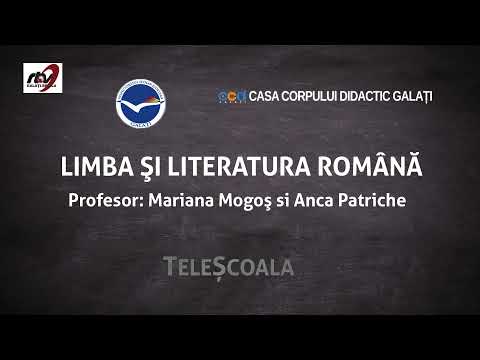 Limba Română - Clasa a 8-a - Recapitulare iniţială