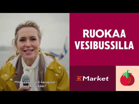K-Market - Vesibussilla ruokaa