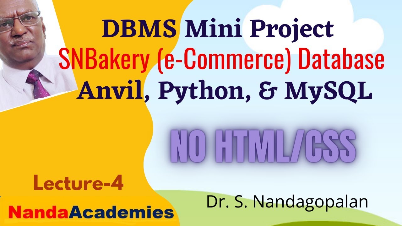 e-Commerce Web Application Development (Bakery Products) - No HTML/CSS, only Python.