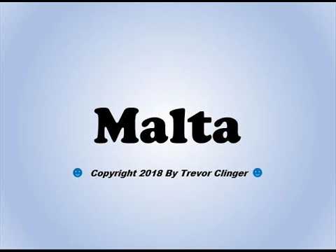 How To Pronounce Malta
