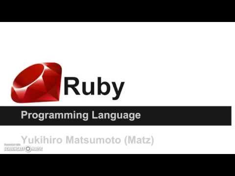 Ruby programming tutorial