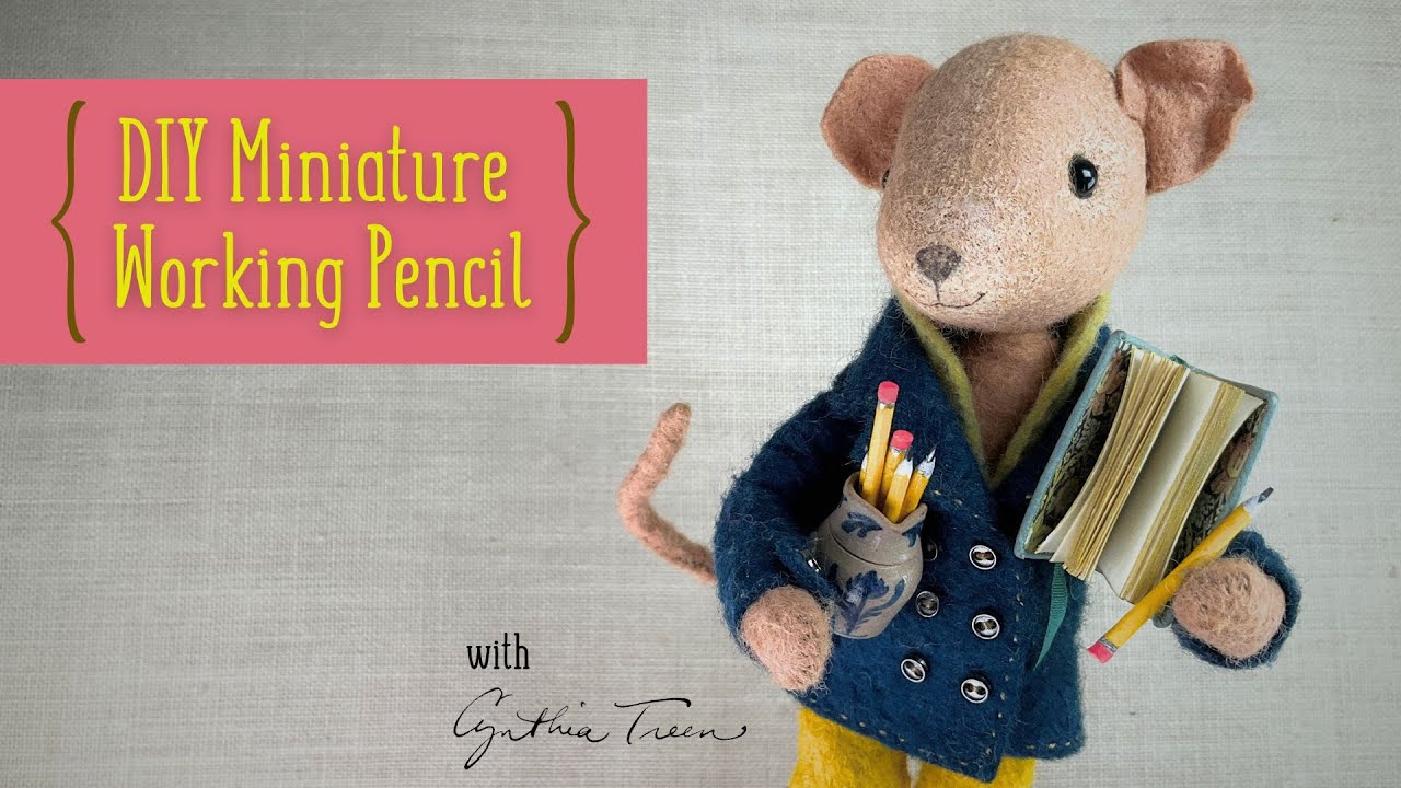 Working Miniature Pencil Tutorial