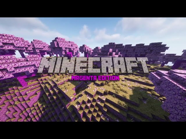 Minecraft: Magenta Edition Minecraft Texture Pack