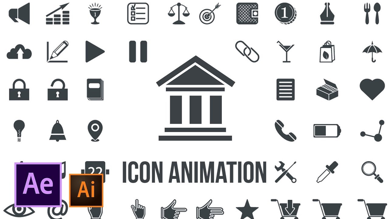 Icon Design and Animation | Illustrator to After Effects Tutorial