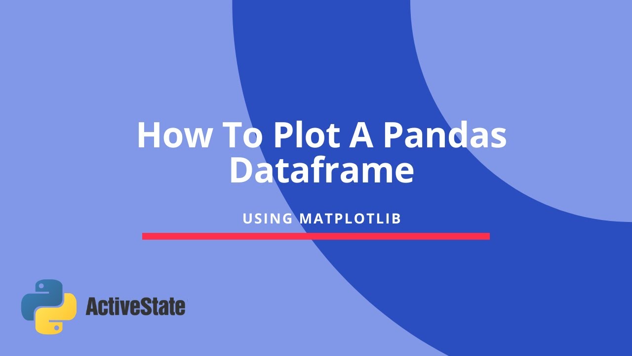 How to plot a Pandas DataFrame using Matplotlib