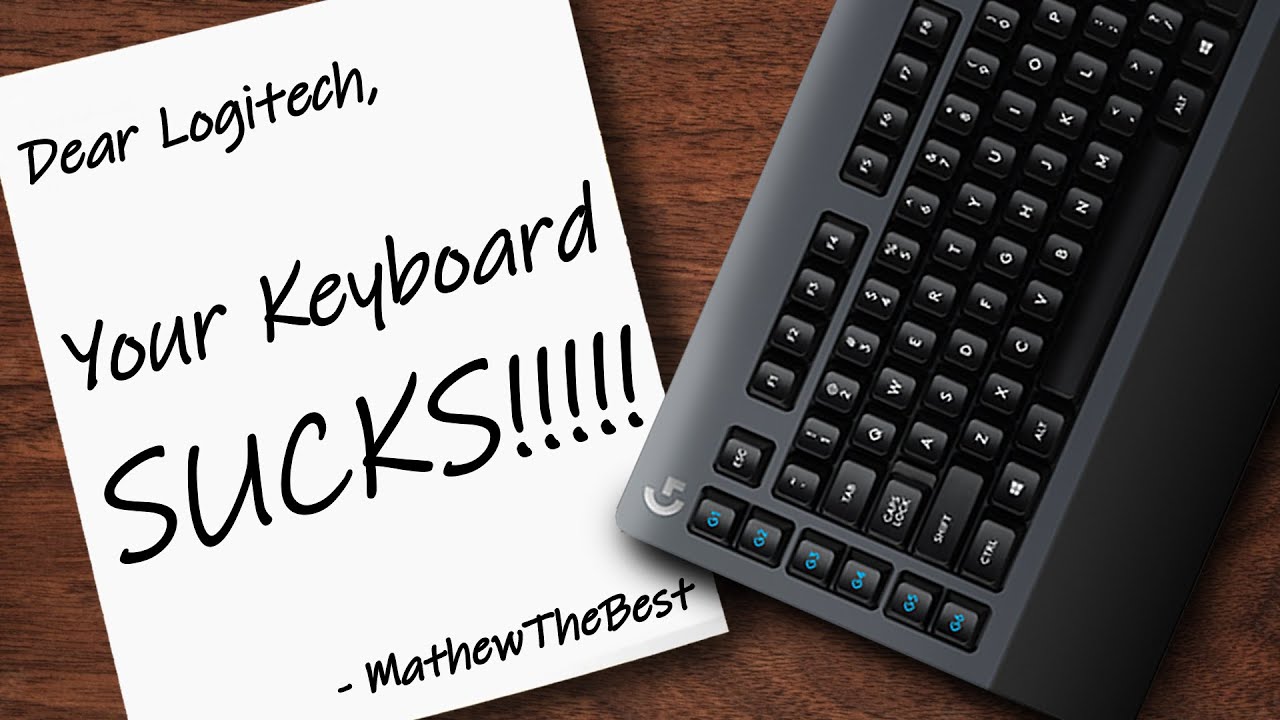 Logitech Keyboards have a DOUBLE CLICKING Problem....