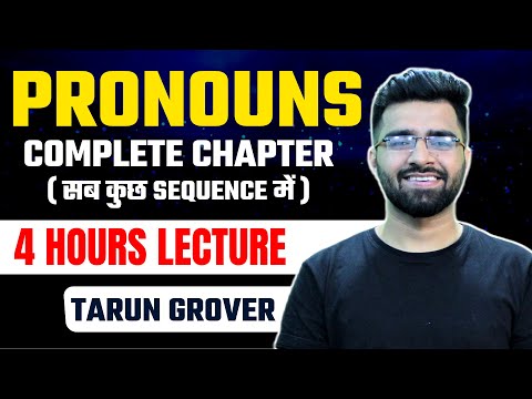 Pronouns | English Grammar for CET, SSC CGL, CPO, CHSL, CDS | SBI/IBPS PO/Clerk | Tarun Grover