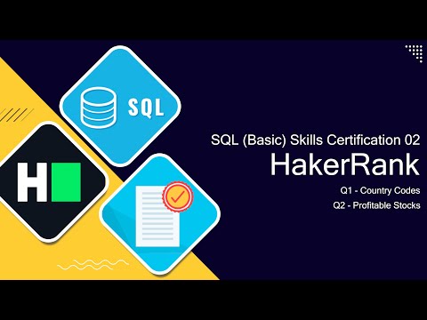 Hakerrank SQL Certification Solutions 02 [Hackerrank Certifications Solutions]