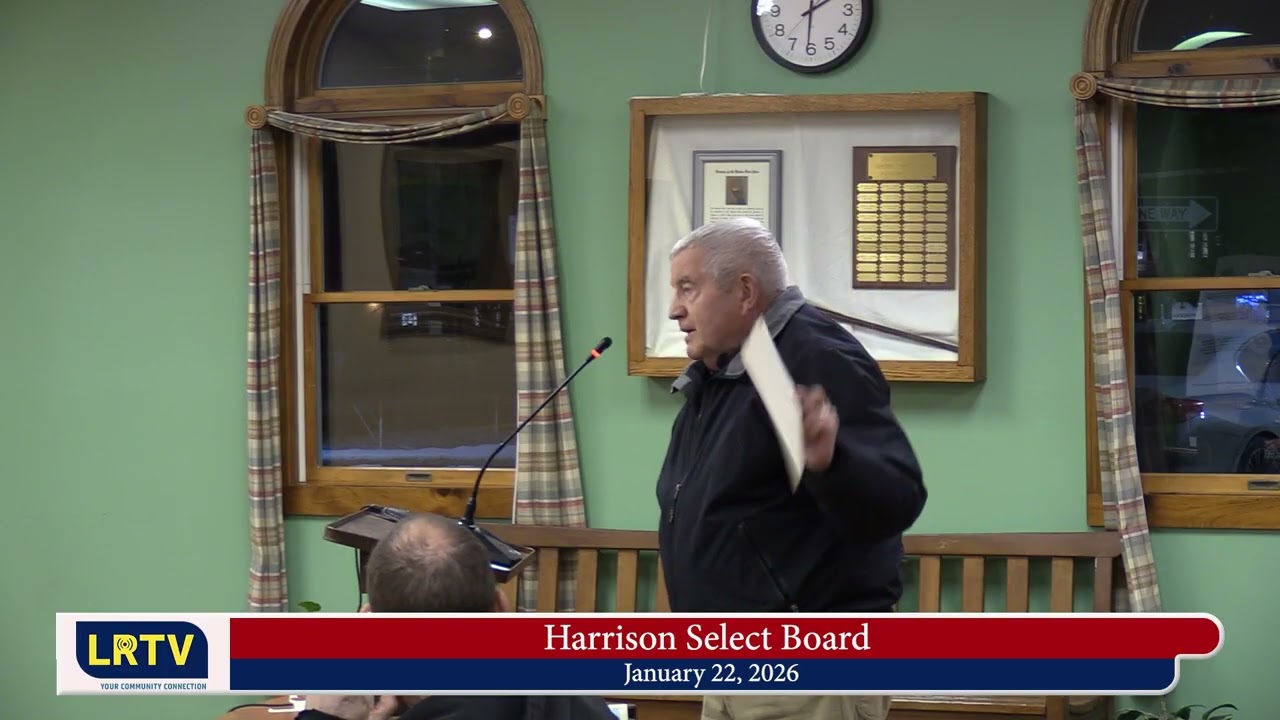 Harrison Select Board 1-22-2026