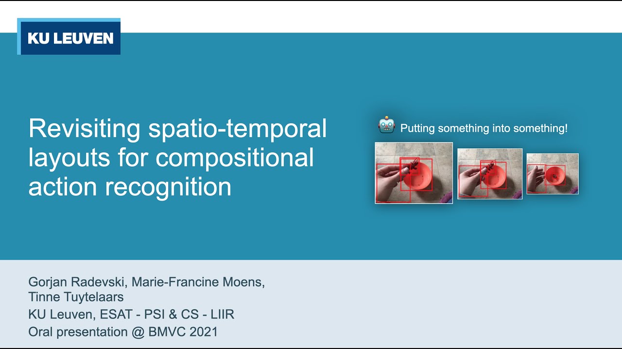Revisiting spatio-temporal layouts for compositional action recognition