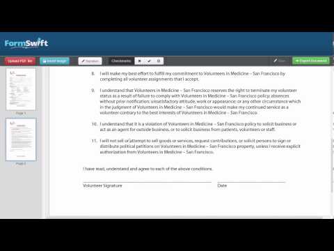 Sign Volunteer Applications For Free With Formswift