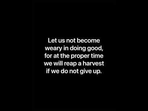Galatians 6:9