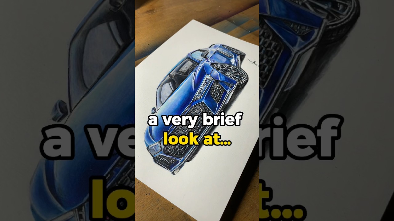 How I Draw Realistic Cars.