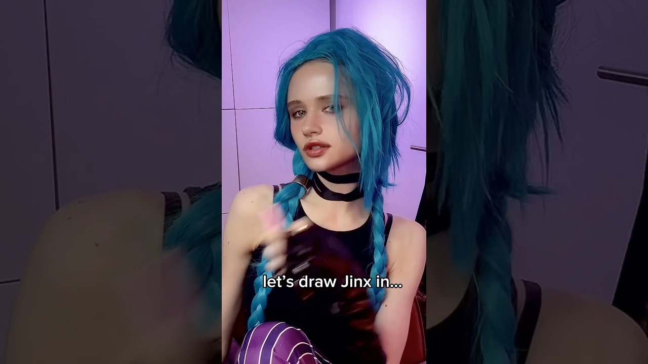 OMG! I Tried to draw ✨Realistic✨ JINX and she is SO GOORGEOUS 😭 | JULIA GISELLA