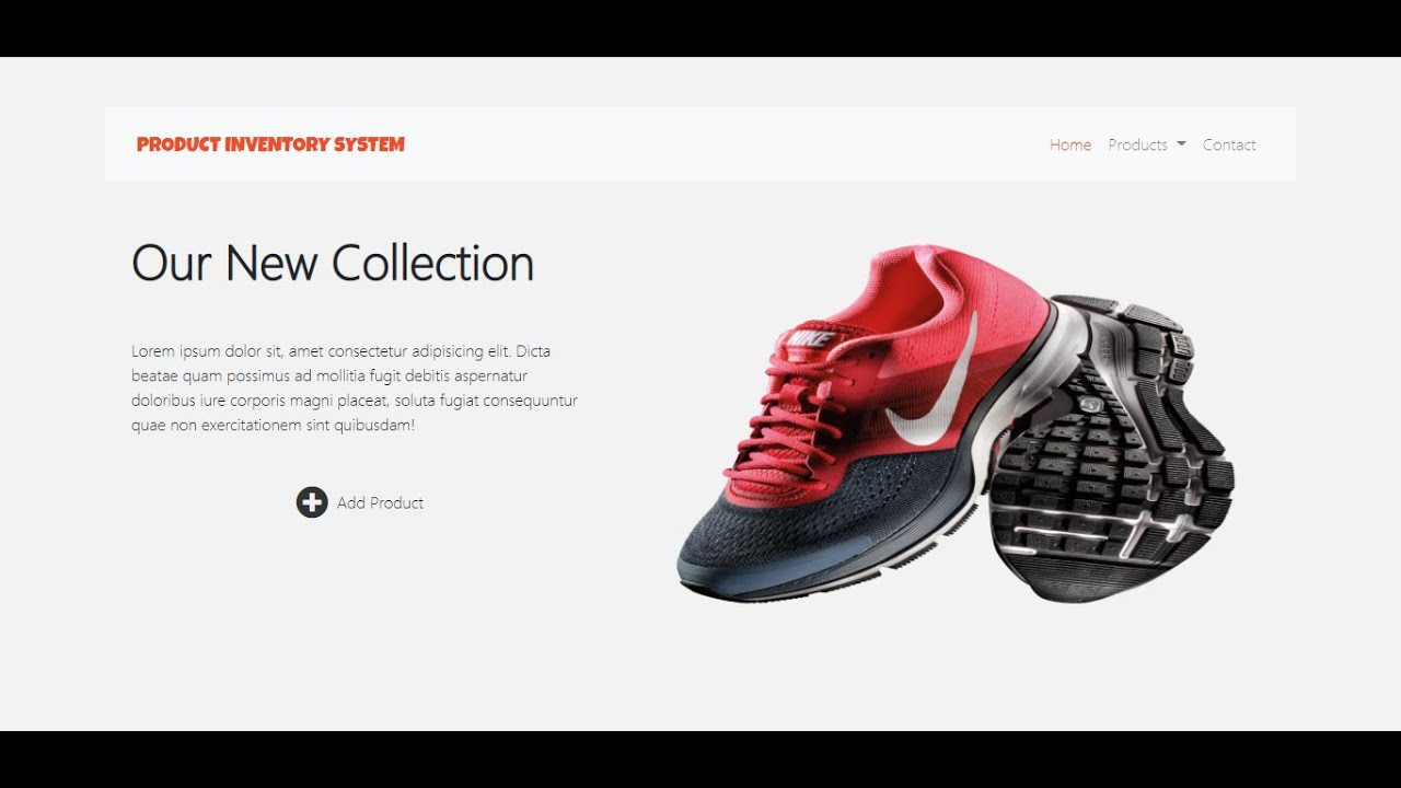 Simple Product Inventory System using JavaScript