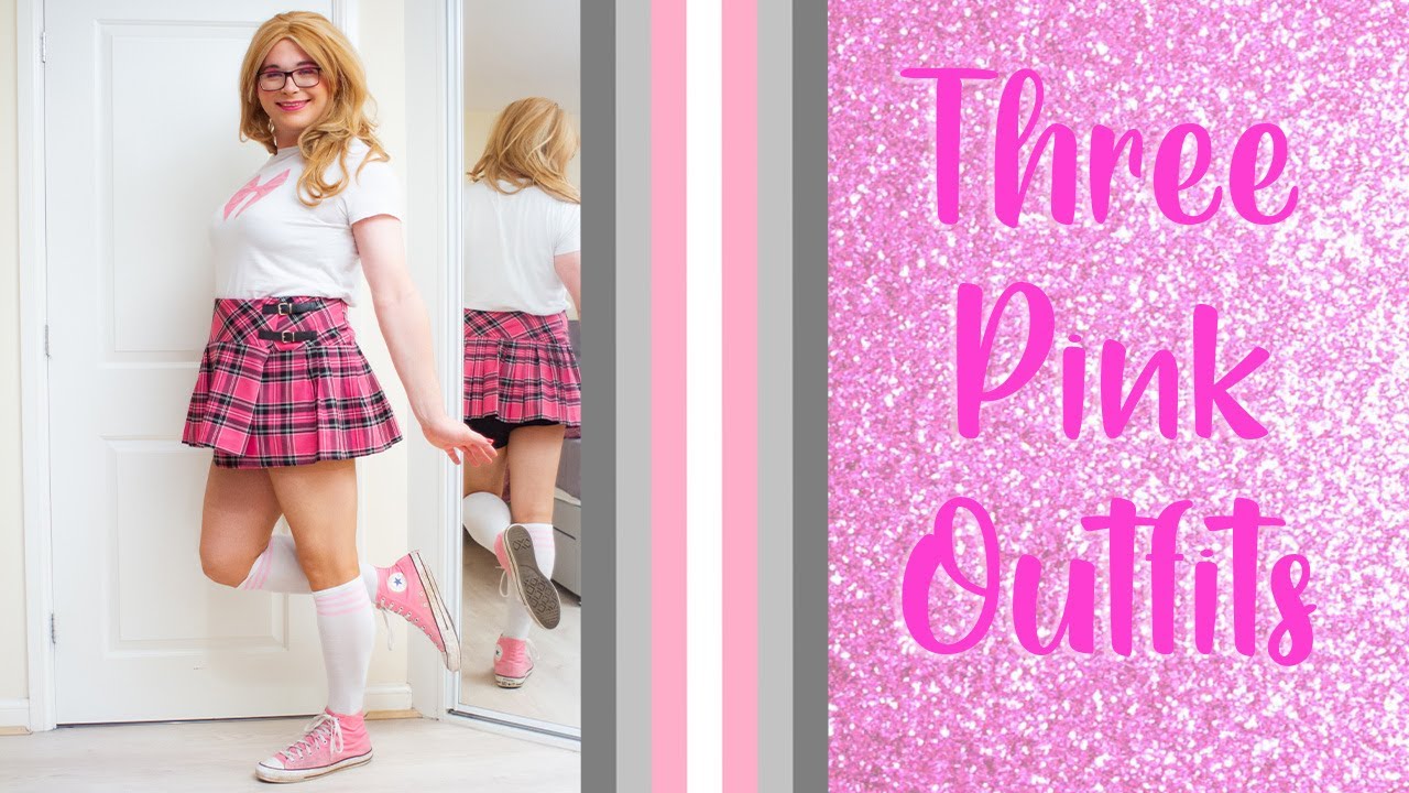 3 Pink Outfits v1 - Genderfluid Transvestite