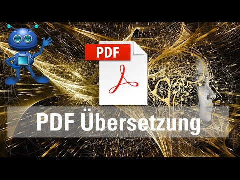 Schnelles Übersetzen von PDF Datein. Das Format bleibt erhalten.