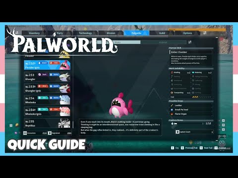 *New Pals* Where To Catch Finsider Ignis In Palworld *Tides Of Terraria Update* |Location QuickGuide