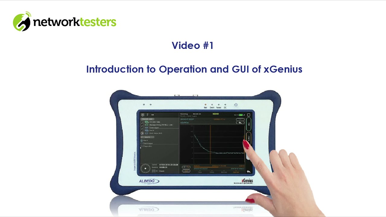 Video 1: Albedo Telecom xGenius Introduction to Operation and GUI