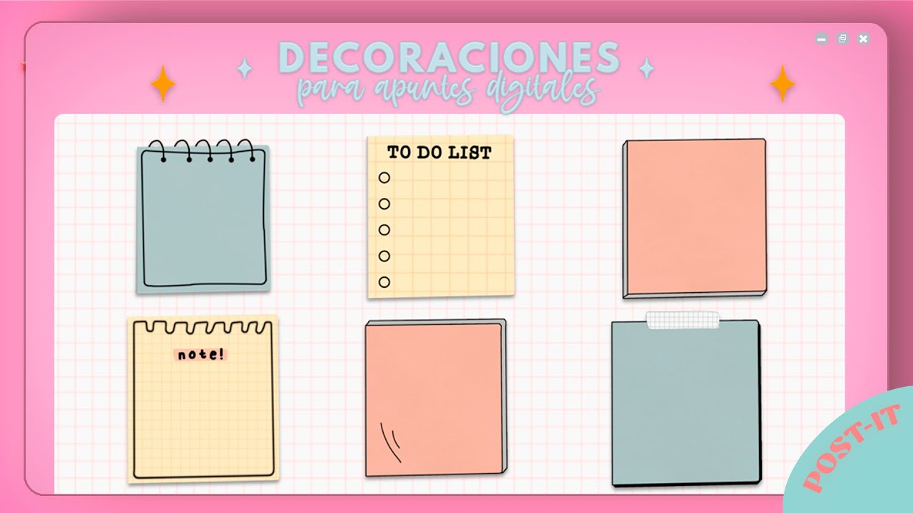 ✨DESCARGA POST-IT PARA TUS APUNTES DIGITALES | DESCARGA GRATIS | ROSS NOTES ✨