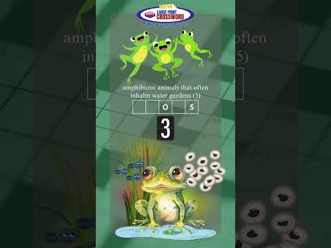 Fun & Frog-tastic Clues! #crossword  #crosswords  #puzzle  #puzzles  #game  #games  #wordsearch