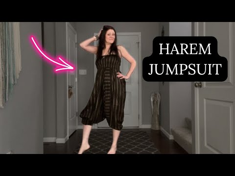 4 Ways to Wear this Harem Pants Jumpsuit