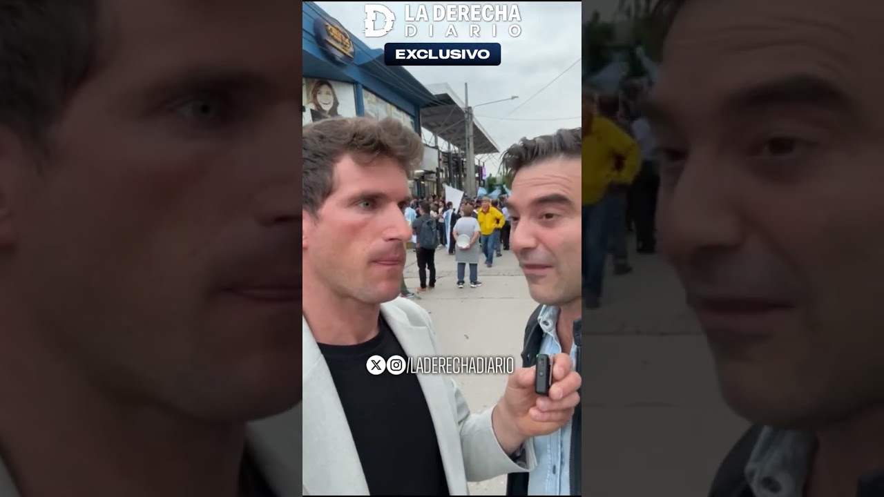 Javier Negre, director of La Derecha Diario, attended President Milei's massive event in Tucumán.