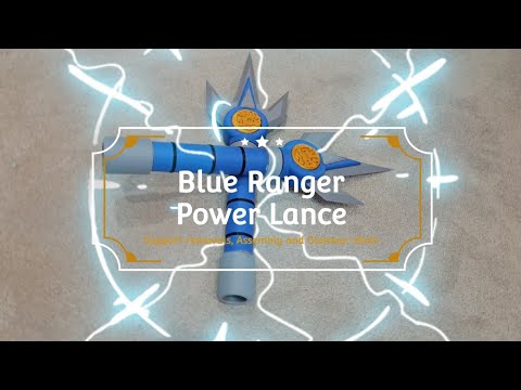 🗡️ Blue Ranger Power Lance - Mighty Morphin Power Rangers・ STL File for ...