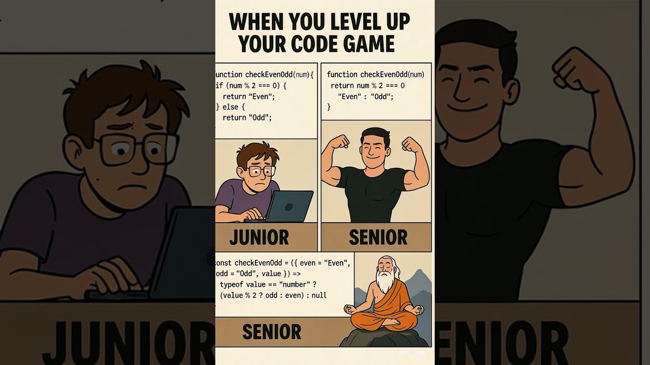 🚀 The Evolution of a JavaScript Developer 🚀 #shorts