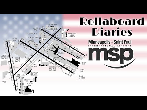 Rollaboard Diaries (MSP-Terminal 1): Immersive airport ASMR in Minneapolis, Minnesota