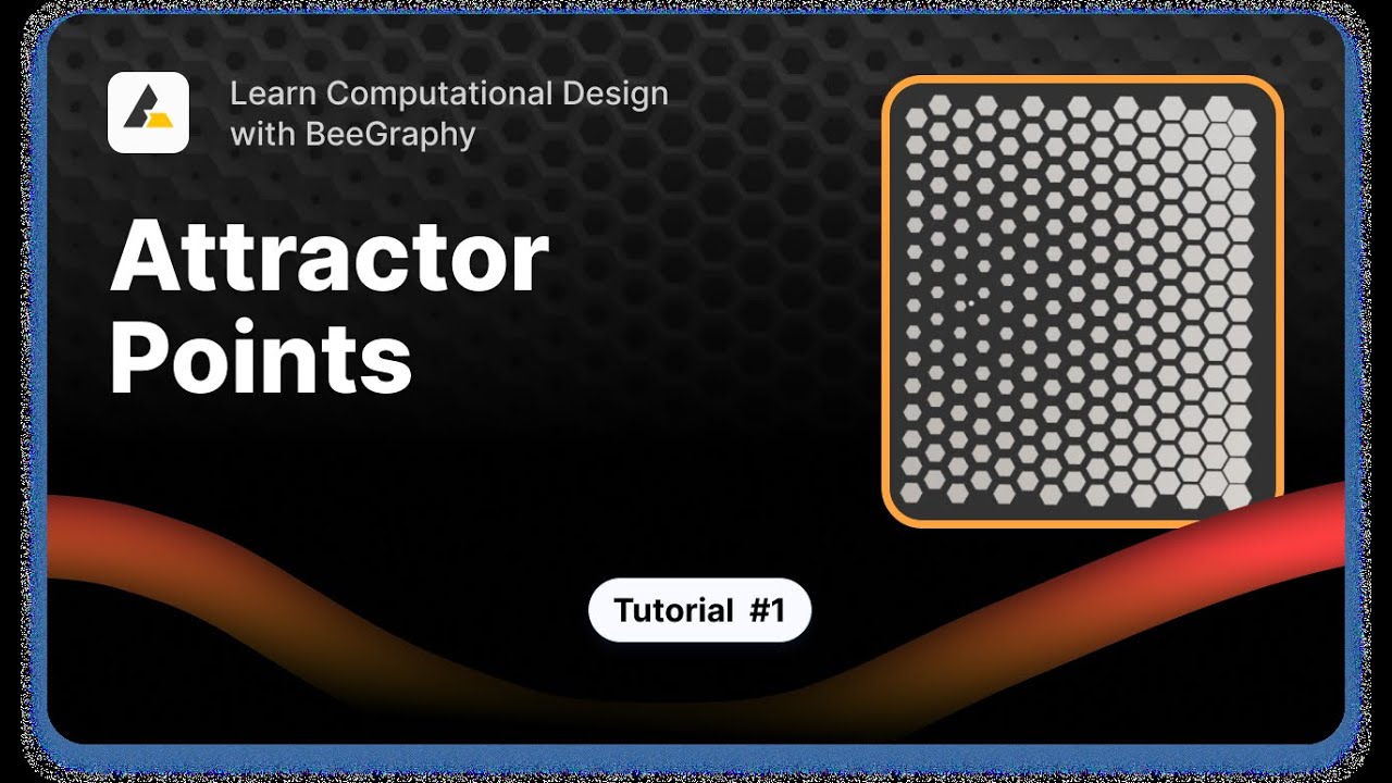 Computational Design Tutorial: Attractor Point Scaling with Hexagonal Grids